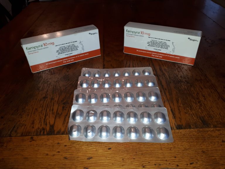 Three weeks of taking Fampridine